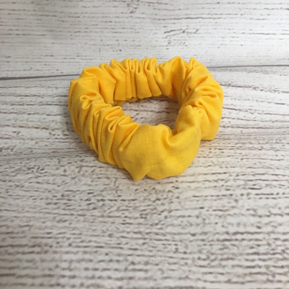 Handmade | Accessories | Yellow Hair Scrunchienew | Poshmark